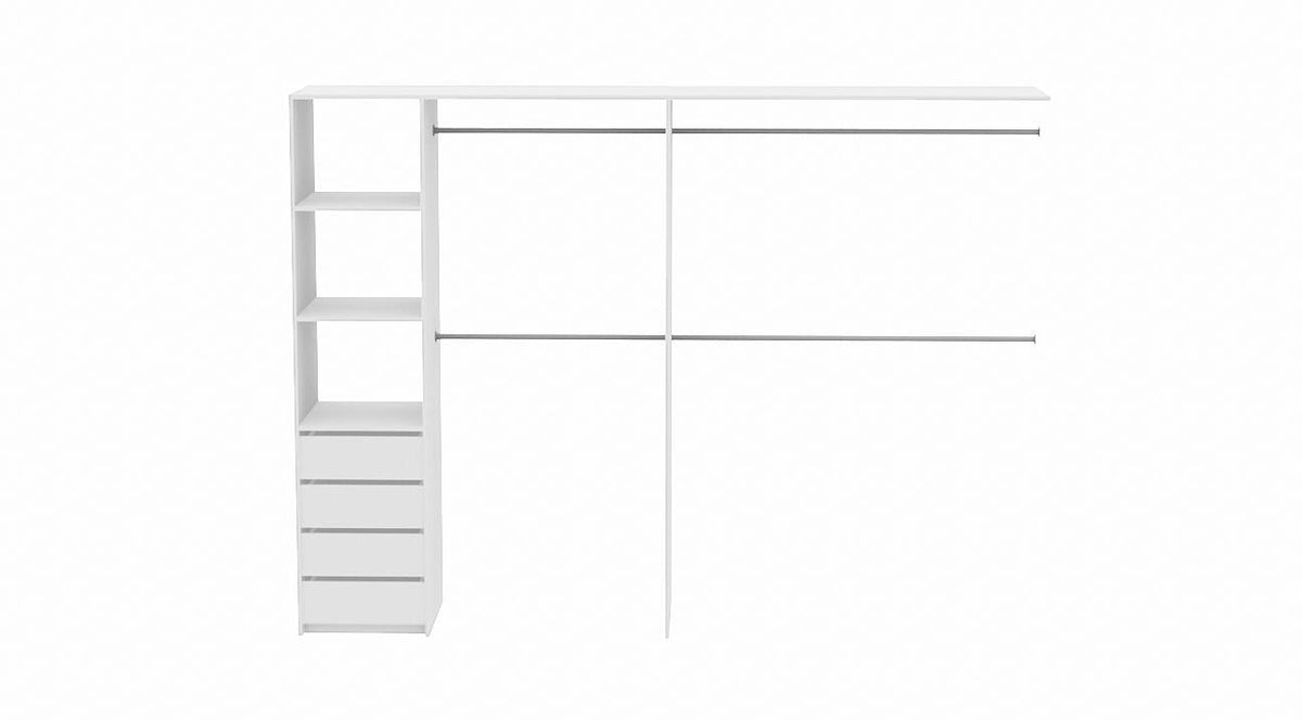 Customizable Classic Built In Robe With 2 Sliding Doors – My Robes