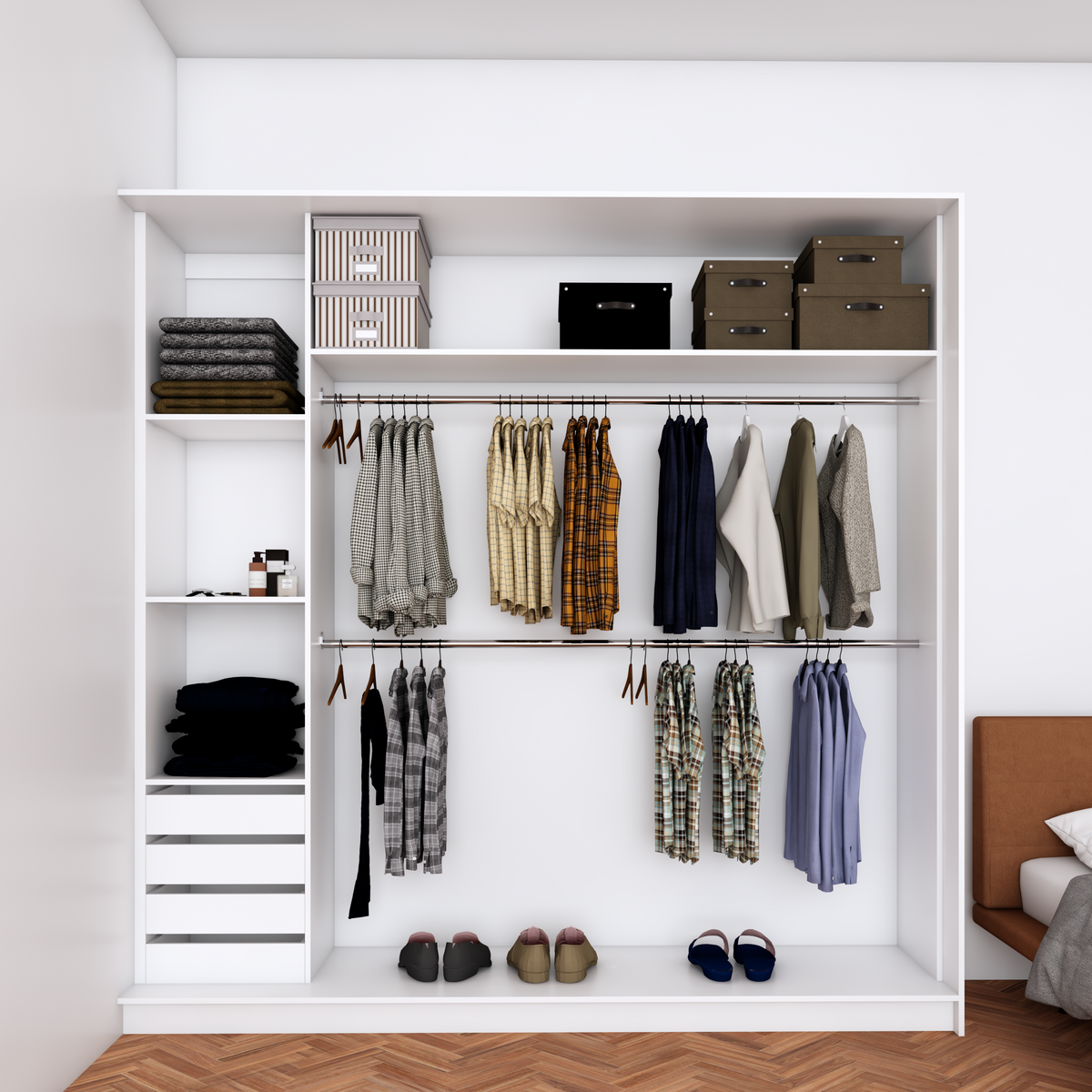 Customizable Stand Alone Sliding Door Wardrobe #6 – My Robes