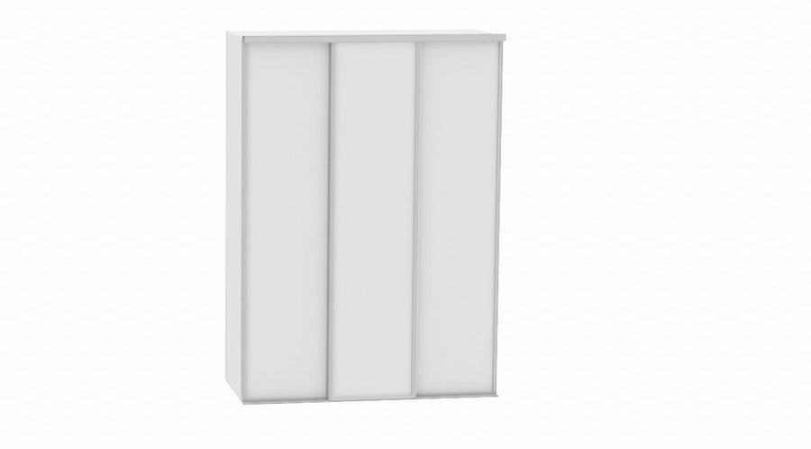 3 Sliding Mirror doors with white frames – My Robes